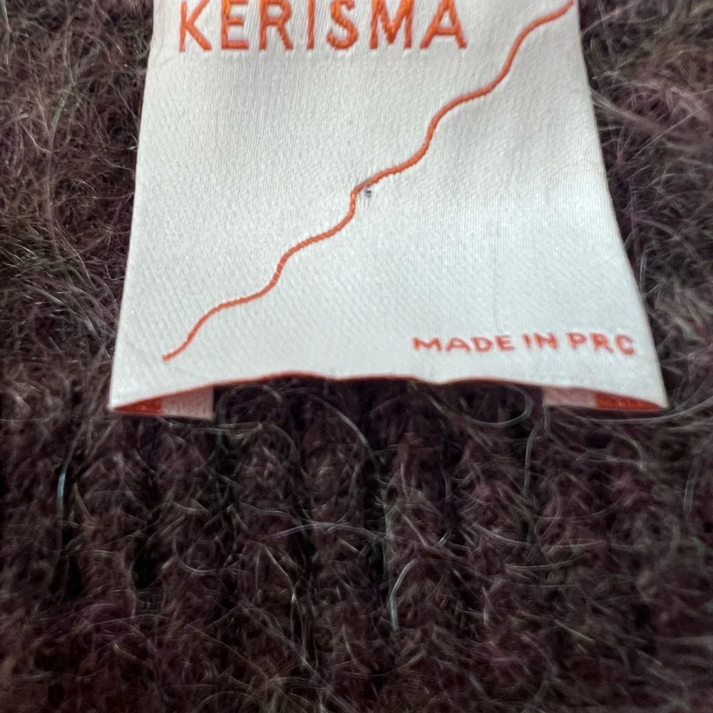 Kerisma | Sweaters | Fuzzy Cropped Mohair Cozy Crewneck Sweater Os ...